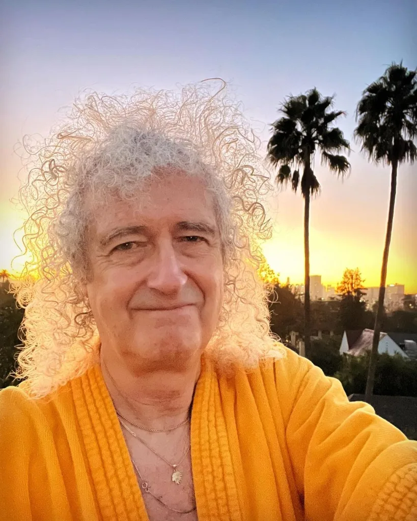 Rock and chips! Brian May has seaside fish and chips then paddle in ...