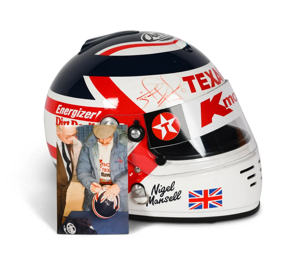 Nigel Mansell selling his old F1 memorabilia… including his old undies ...