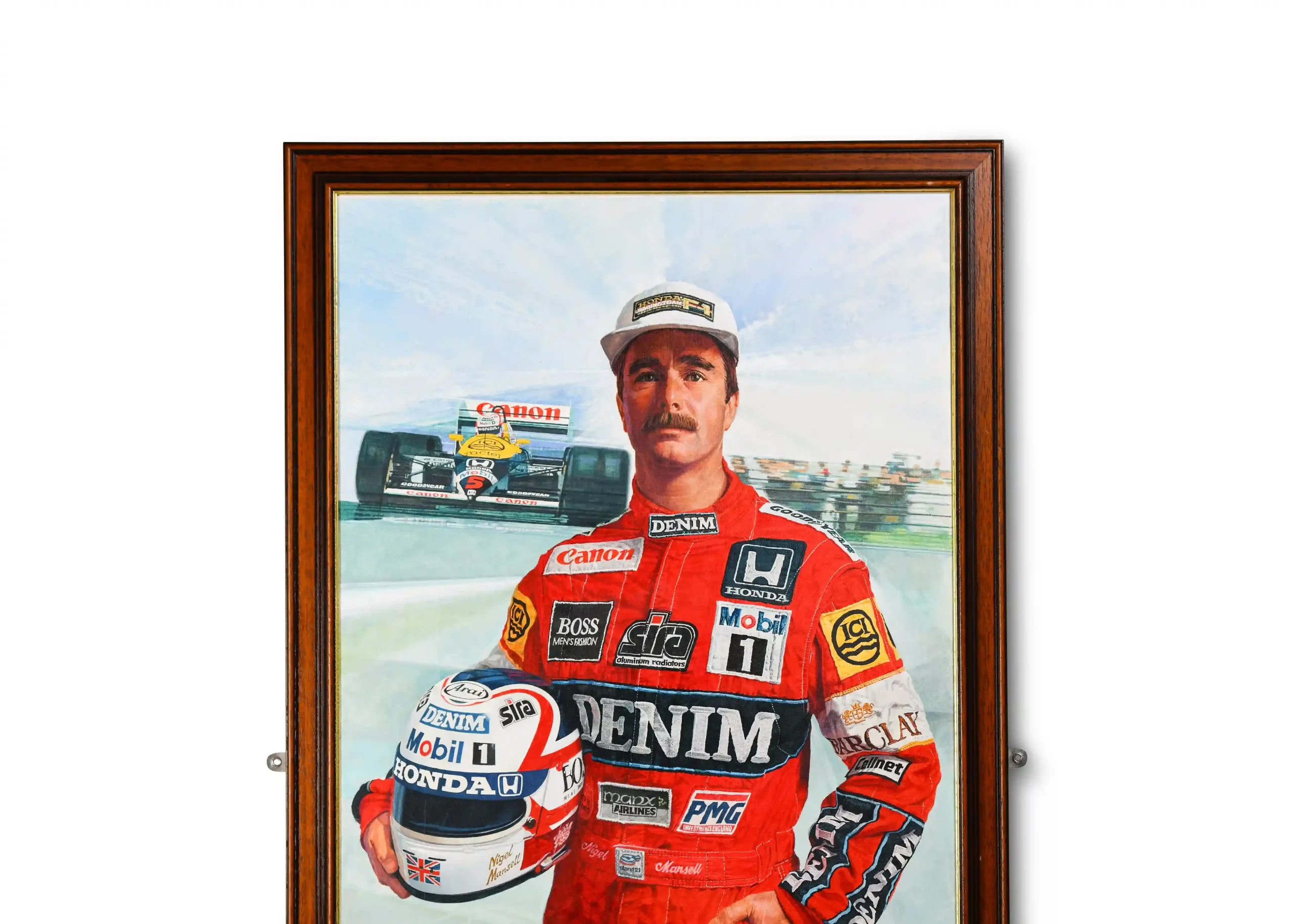 Nigel Mansell selling his old F1 memorabilia… including his old undies ...