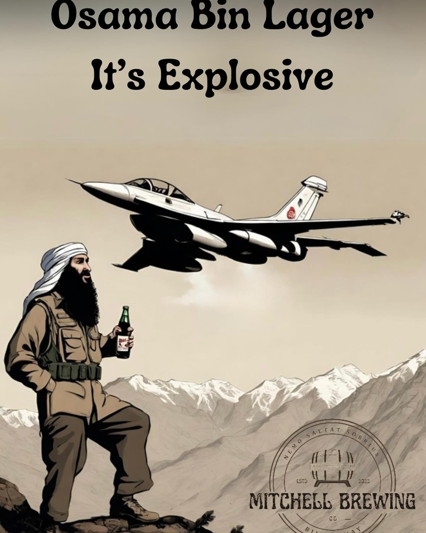 Osama bin Larger! Brewery sparks outrage selling al-Qaeda leader beer ...