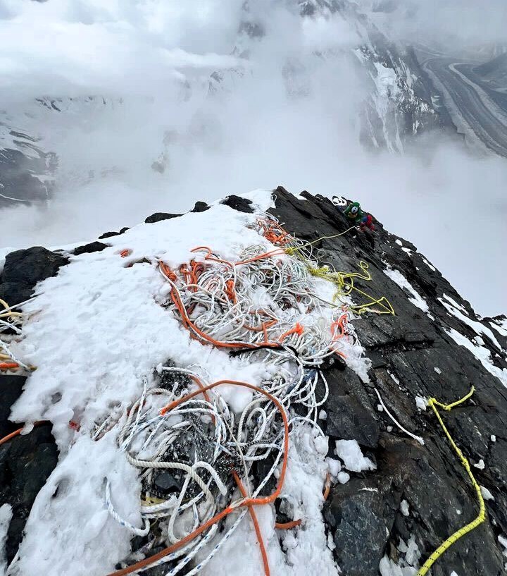 Climber left 'heartbroken' by mountain of RUBBISH found on K2 in ...