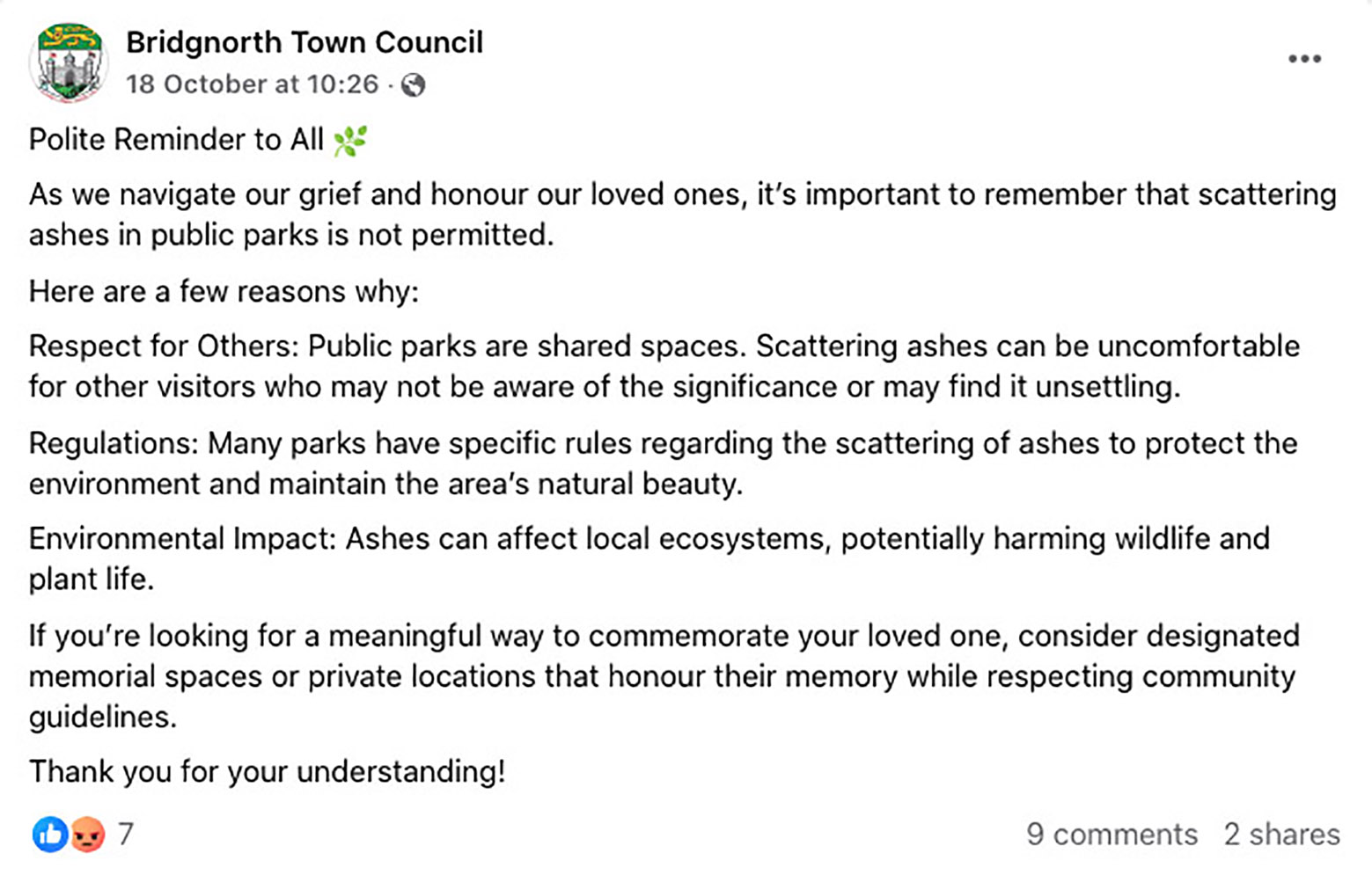 Row erupts over scattering of ashes in quaint town | Need To Know