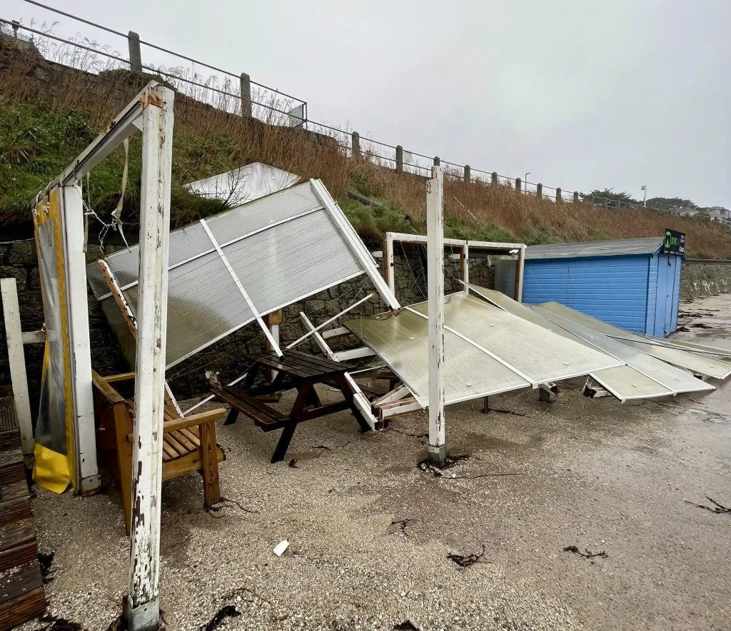 Café owner ‘devastated’ by Storm Bert destruction amid ongoing planning ...