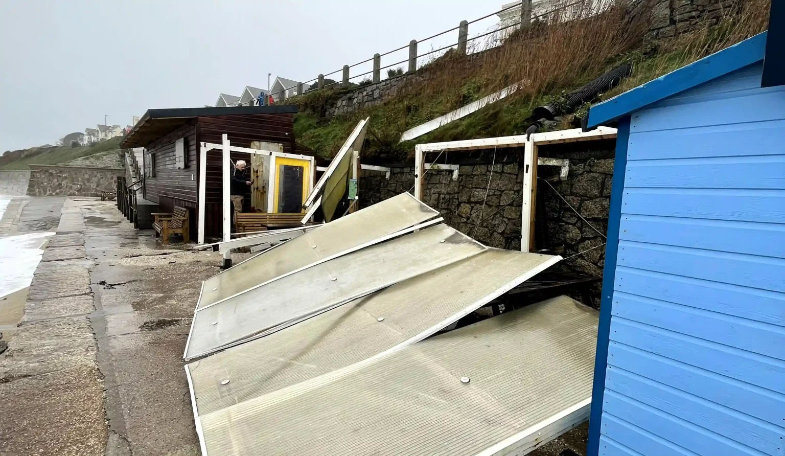 Café owner ‘devastated’ by Storm Bert destruction amid ongoing planning ...