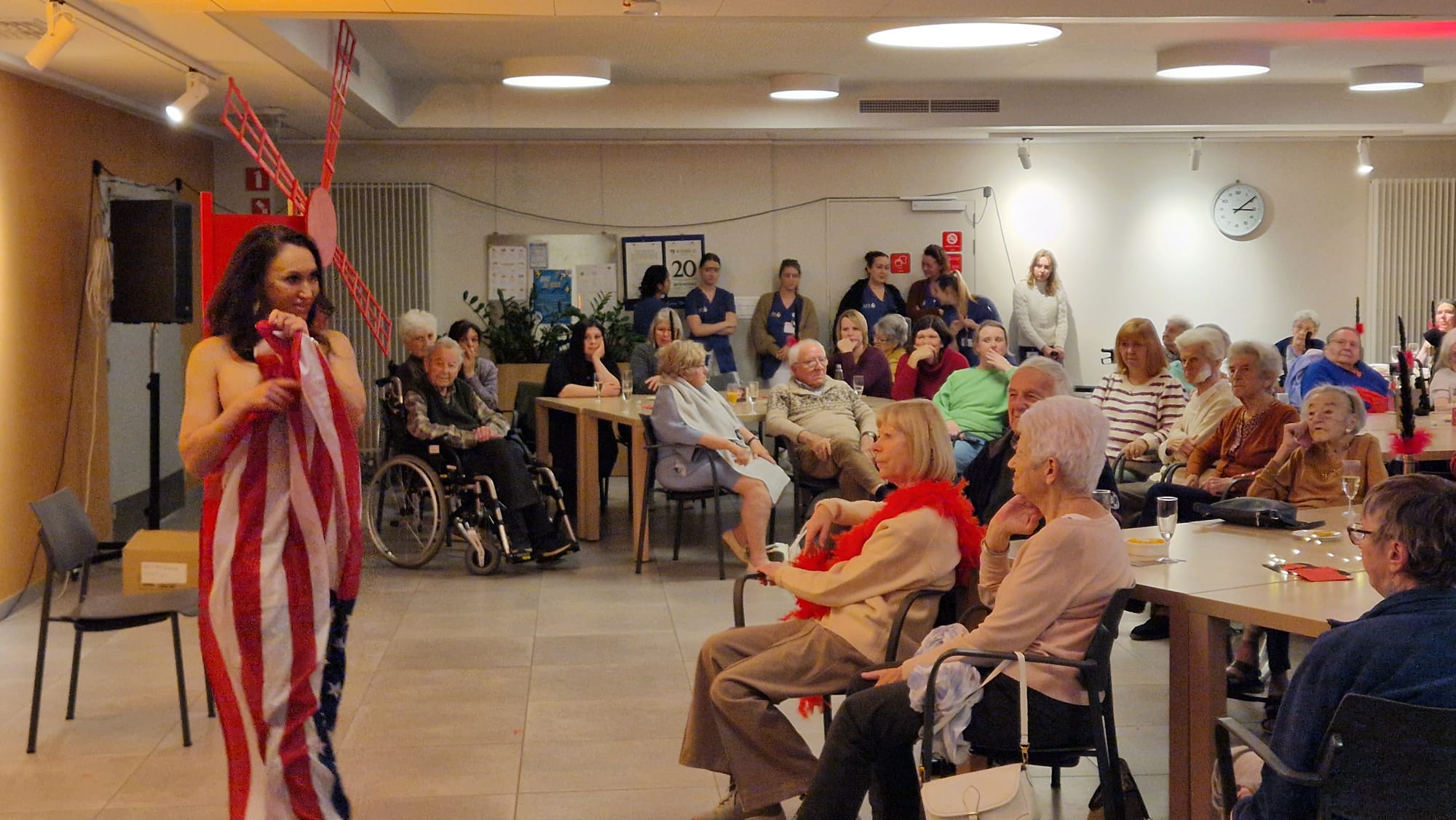 OAPs treated to x-rated strip show as part of their Christmas wish ...