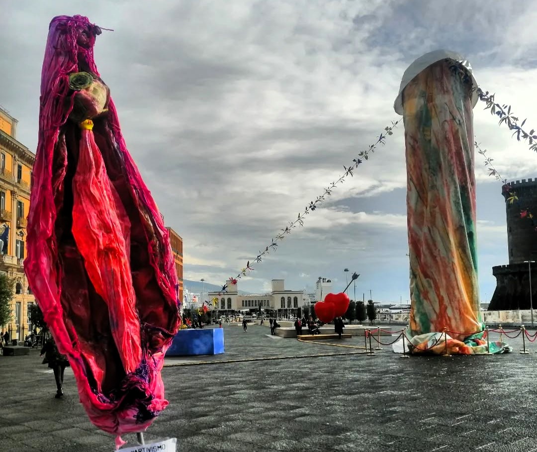 Artist installs sculpture of ‘lady parts’ on city square in angry ...