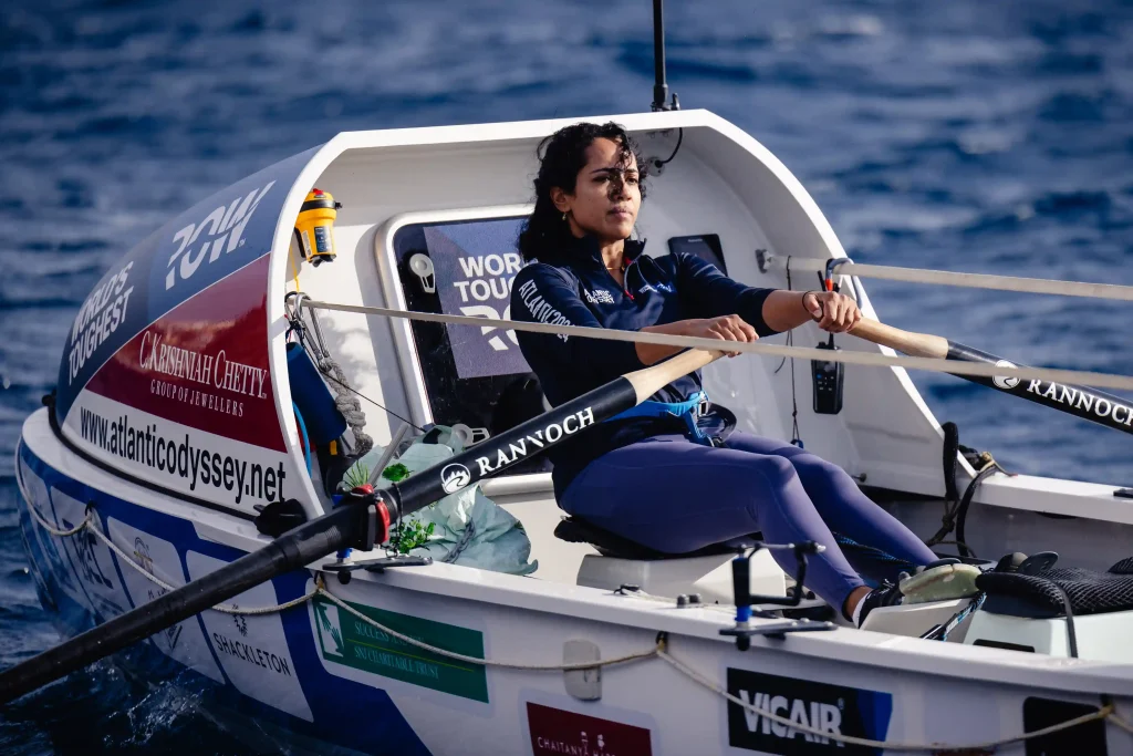 Brit becomes first 'woman of colour to cross any ocean' after 3,000 ...