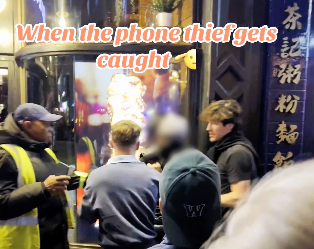 Crowd chant football fan-style at ‘phone thief’ after he’s 'caught ...