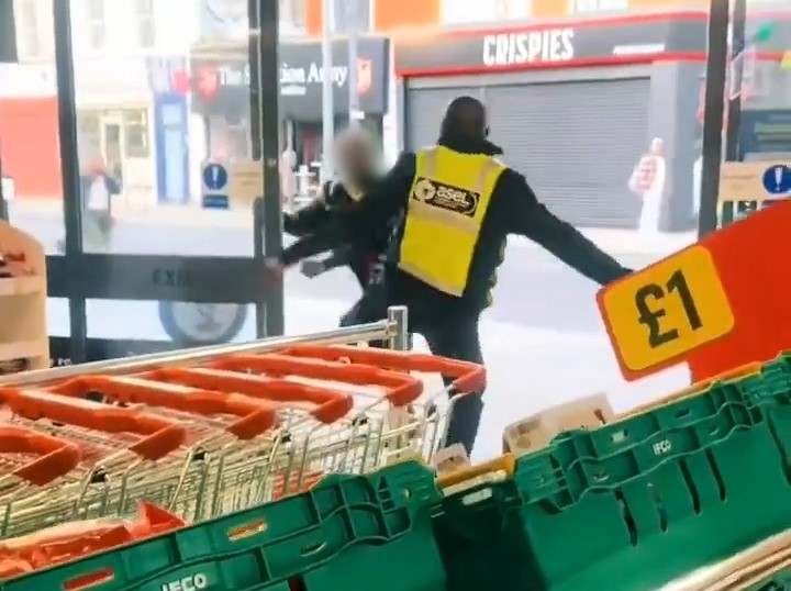 Hero Iceland security guard arms himself with shopping basket to thwart ...