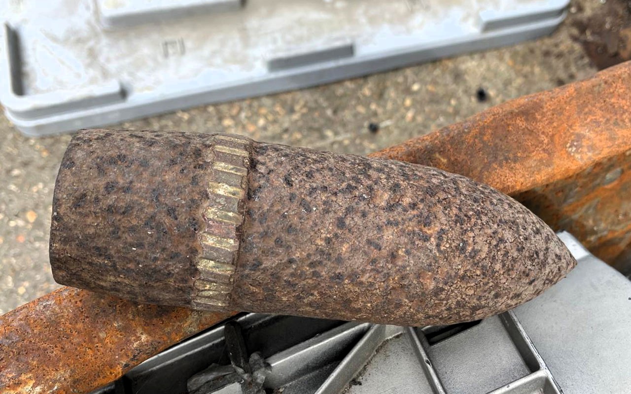 Recycling centre evacuated after ‘explosive WWII shell’ found on VE Day ...
