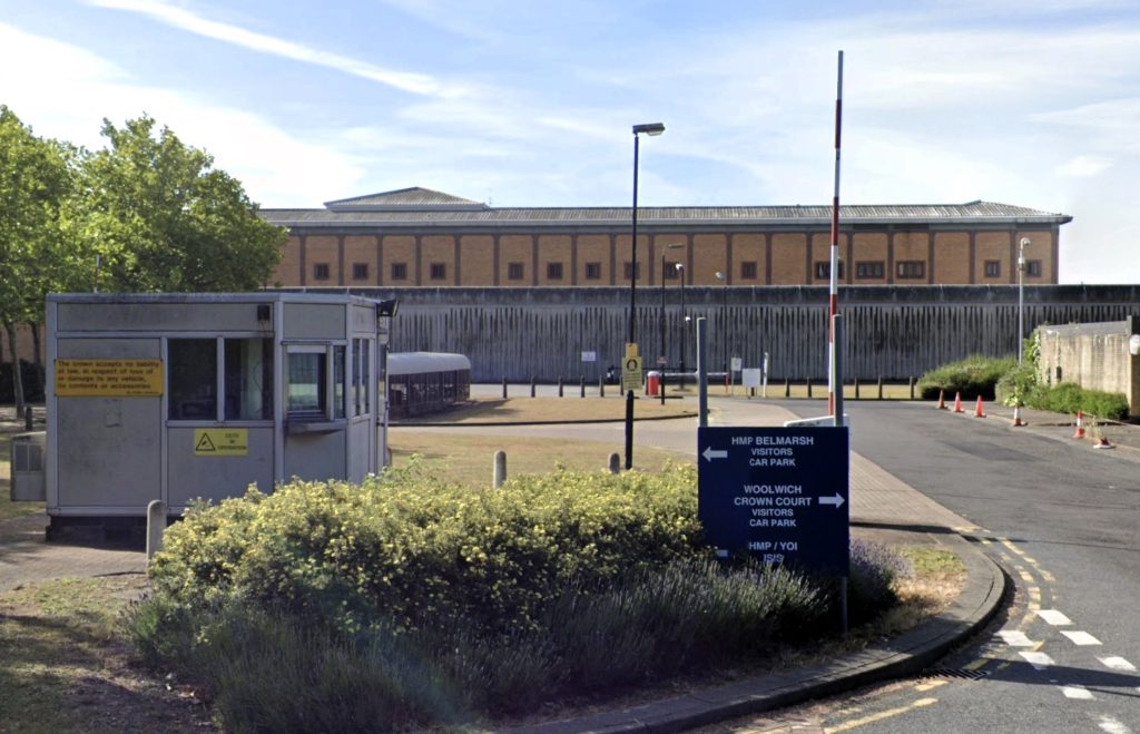 Showers at Belmarsh prison - home to killers like Axel Rudakubana ...