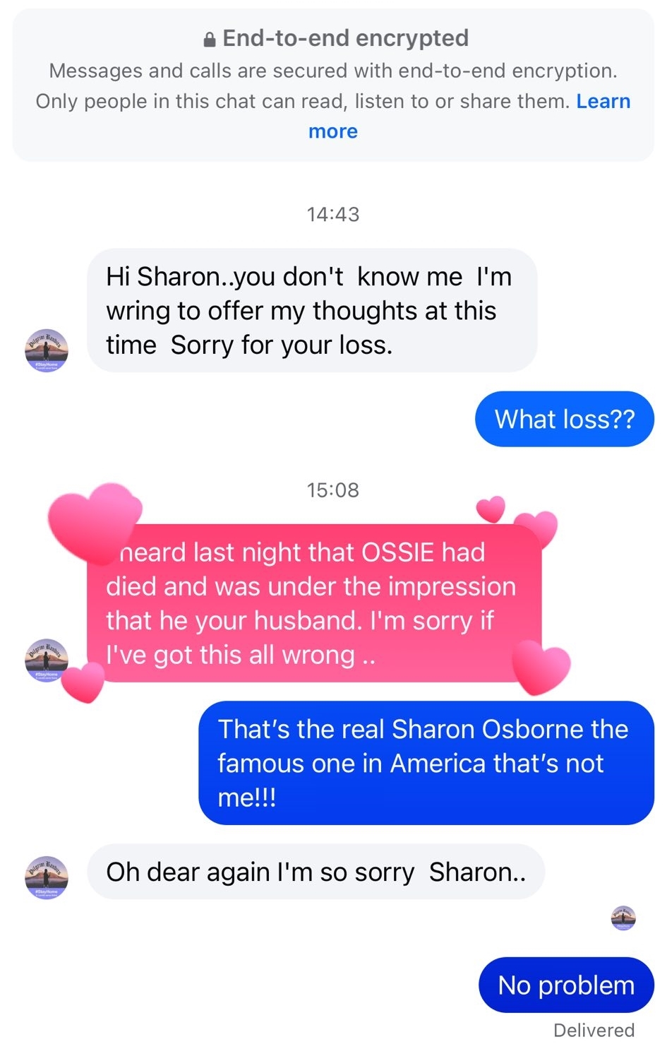 Mum with same name as Sharon Osbourne flooded with messages of ...
