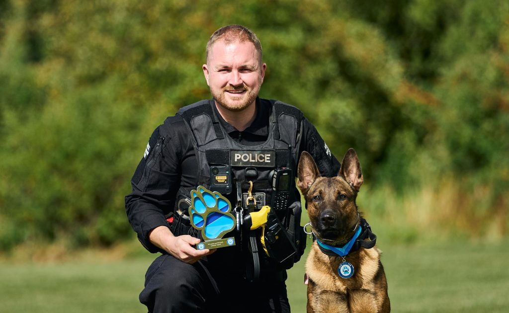 Hero cop dog who saved man's life on first ever shift gets gong | Need ...