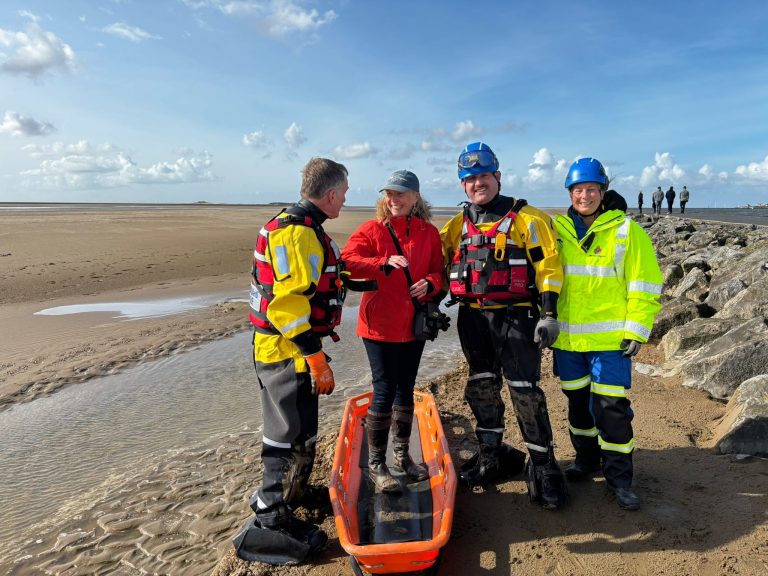 Walker trapped in quicksand at UK beauty spot sparks rapid rescue ...
