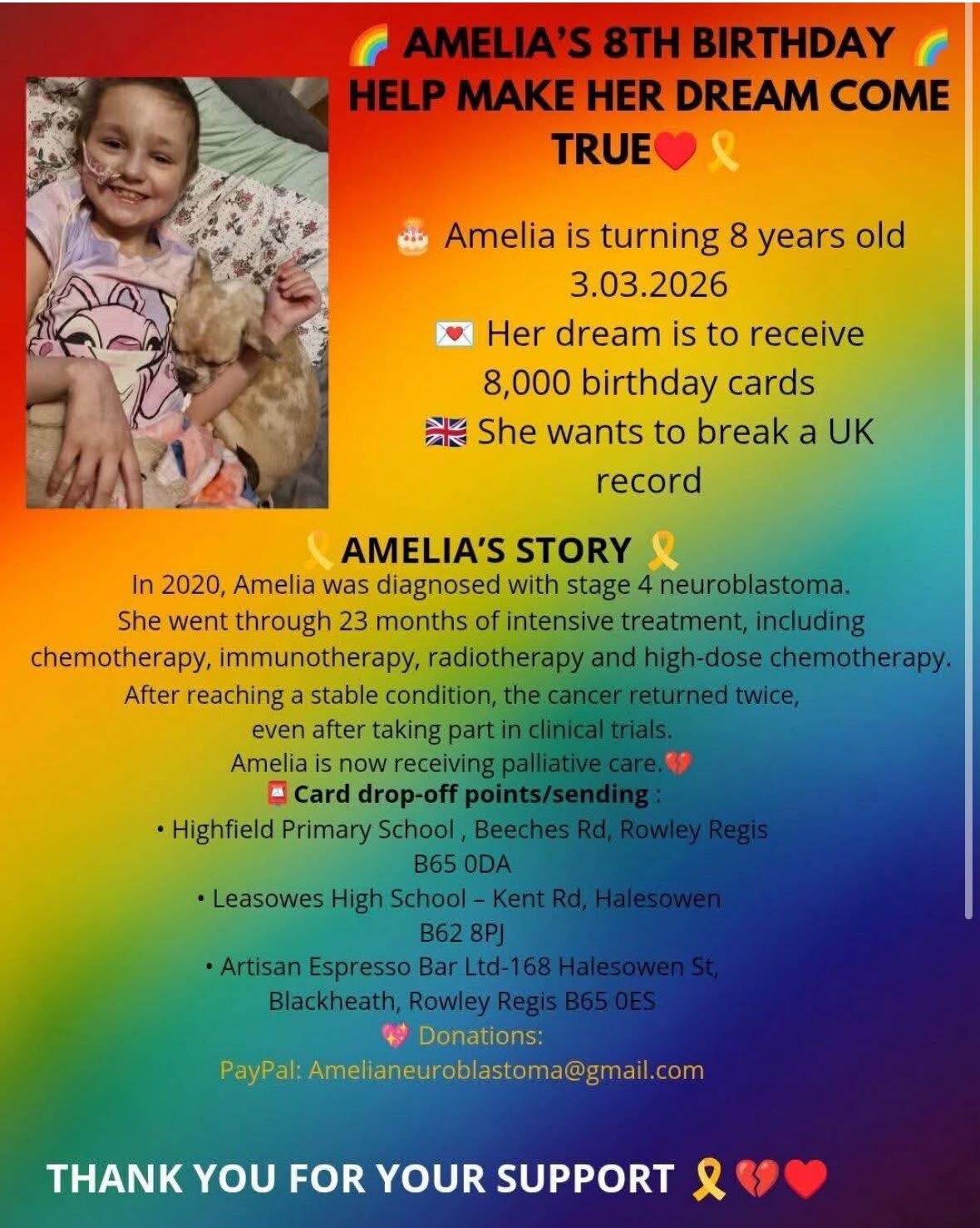 Brave cancer-suffering girl, seven, hopes to break record by getting ...