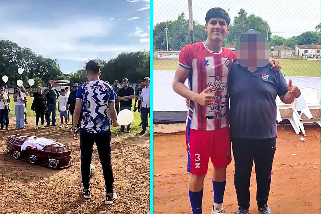 Coffin of footballer, 19, killed in horror crash used for ‘last goal ...