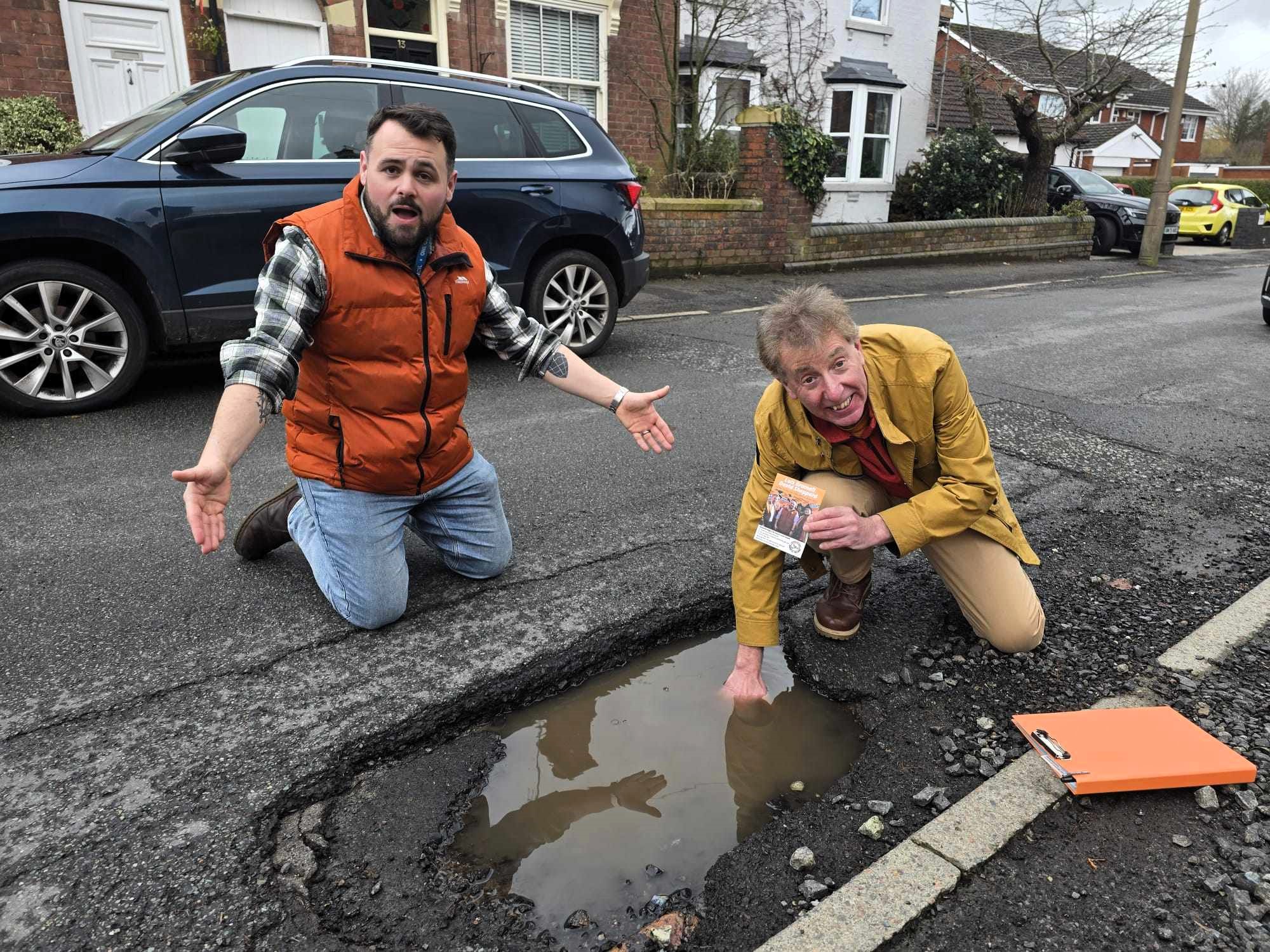 Monster pothole is so big residents could take BATH in it | Need To Know