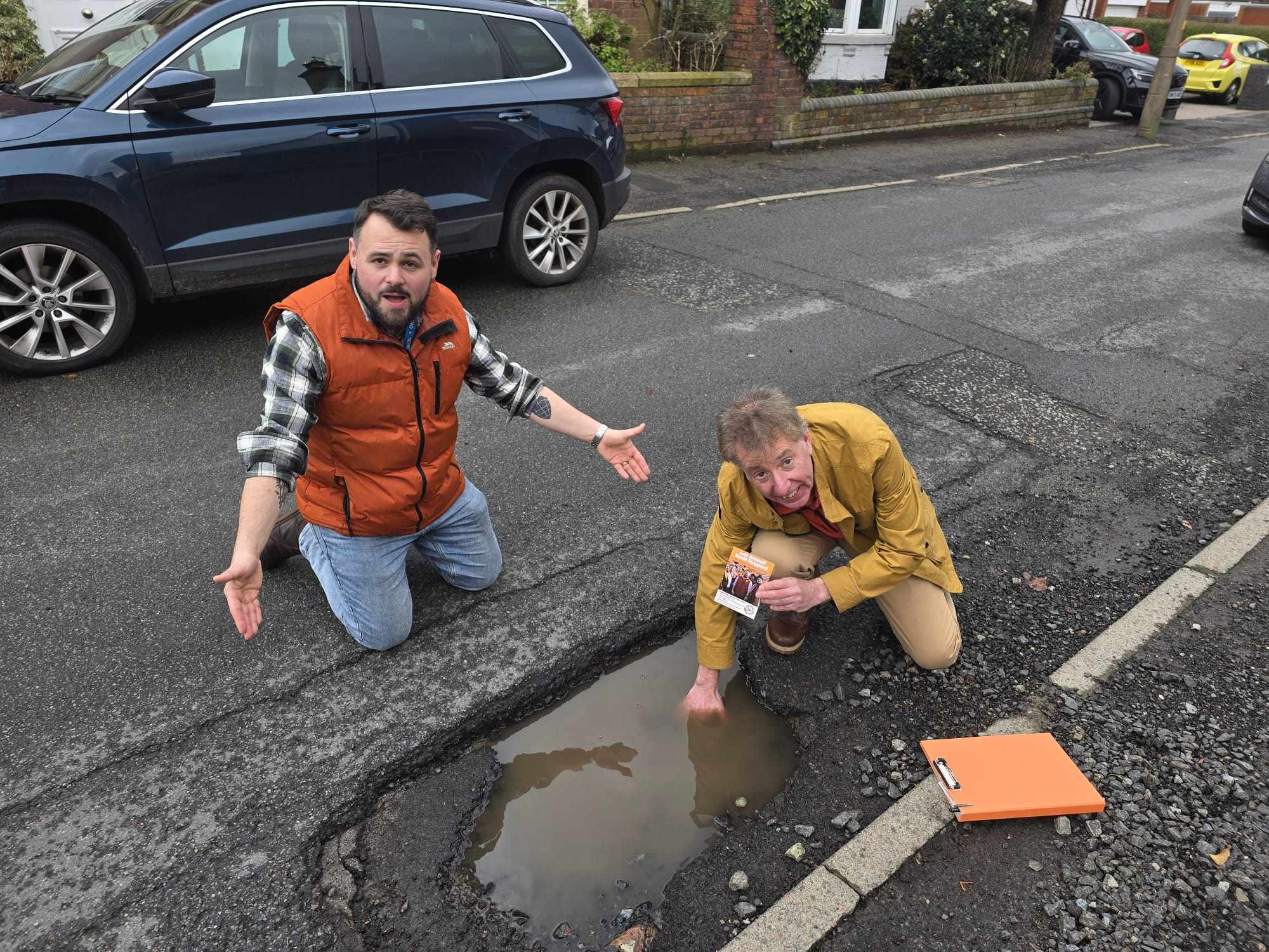 Monster pothole is so big residents could take BATH in it | Need To Know