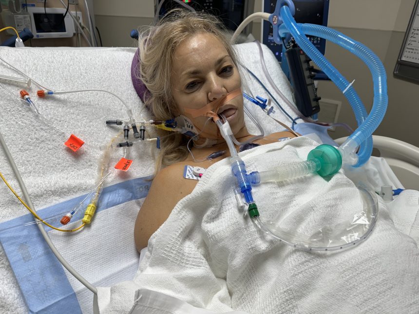 ‘I was left PARALYSED after botched breast implants leaked into my body ...